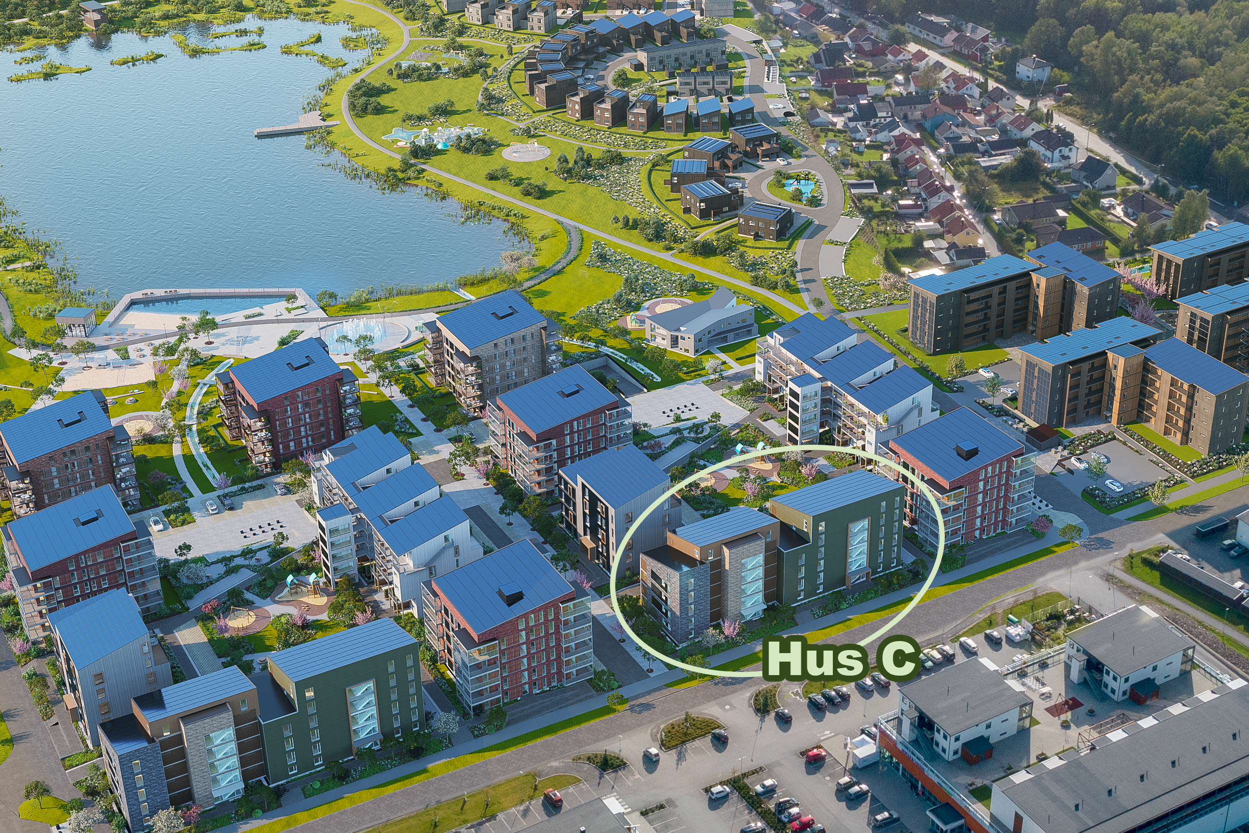 Verket Atrium - Hus C - Selveier